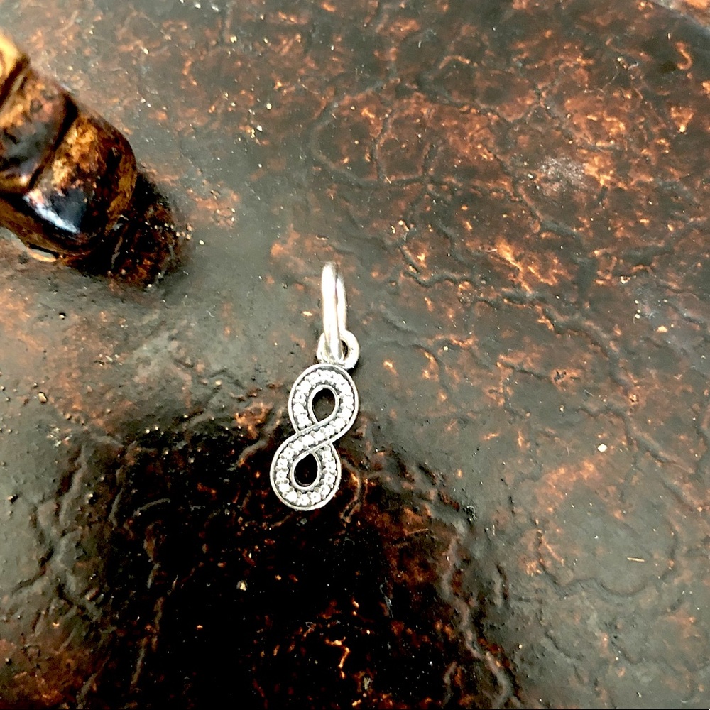 New Pandora Symbol Of Infinity Dangle Charm - Gem